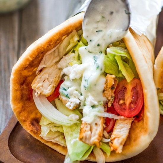 Сhicken gyro sandwich | GYROZ EATERY